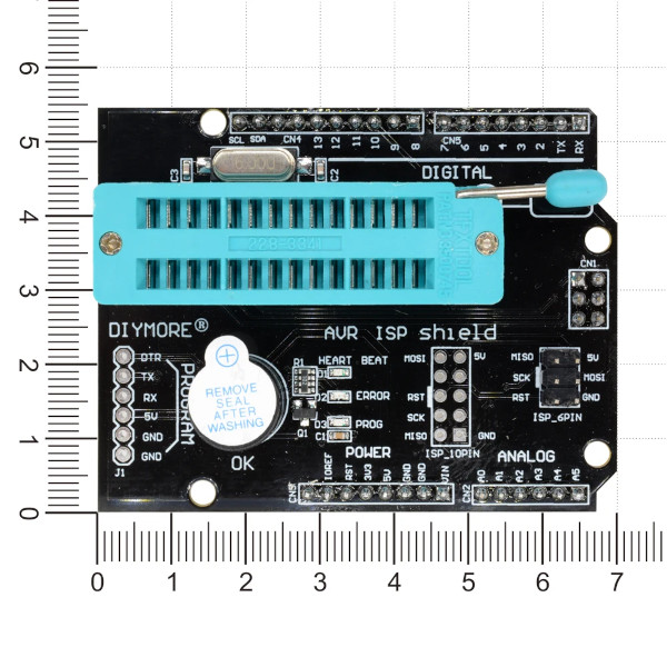 Avr Isp Programmable Expansion Shield For Arduino Uno R3 Mega2560